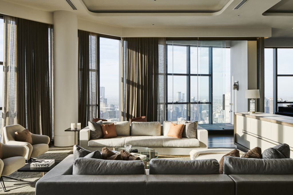 The height of luxury and indulgence: A 66th-floor jewel in Melbourne's ...