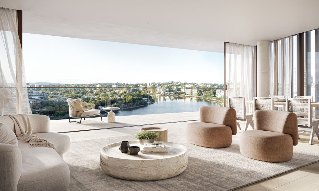 Inside QLD's Arc Residences with 50 metres of direct river frontage