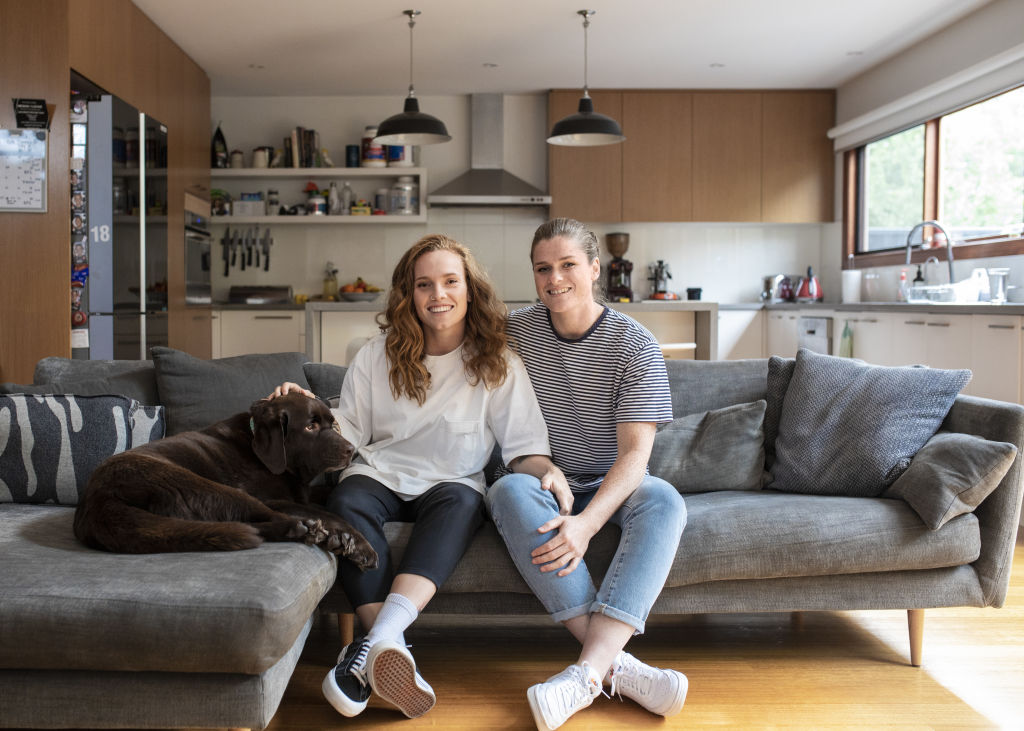 AFLW players Brianna Davey and Tilly Lucas-Rodd on love and the game