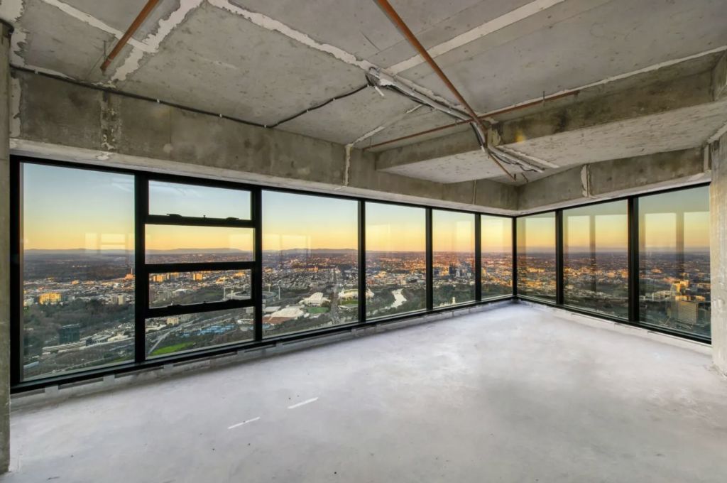 This empty shell apartment costs $15 million, but the views are knockout