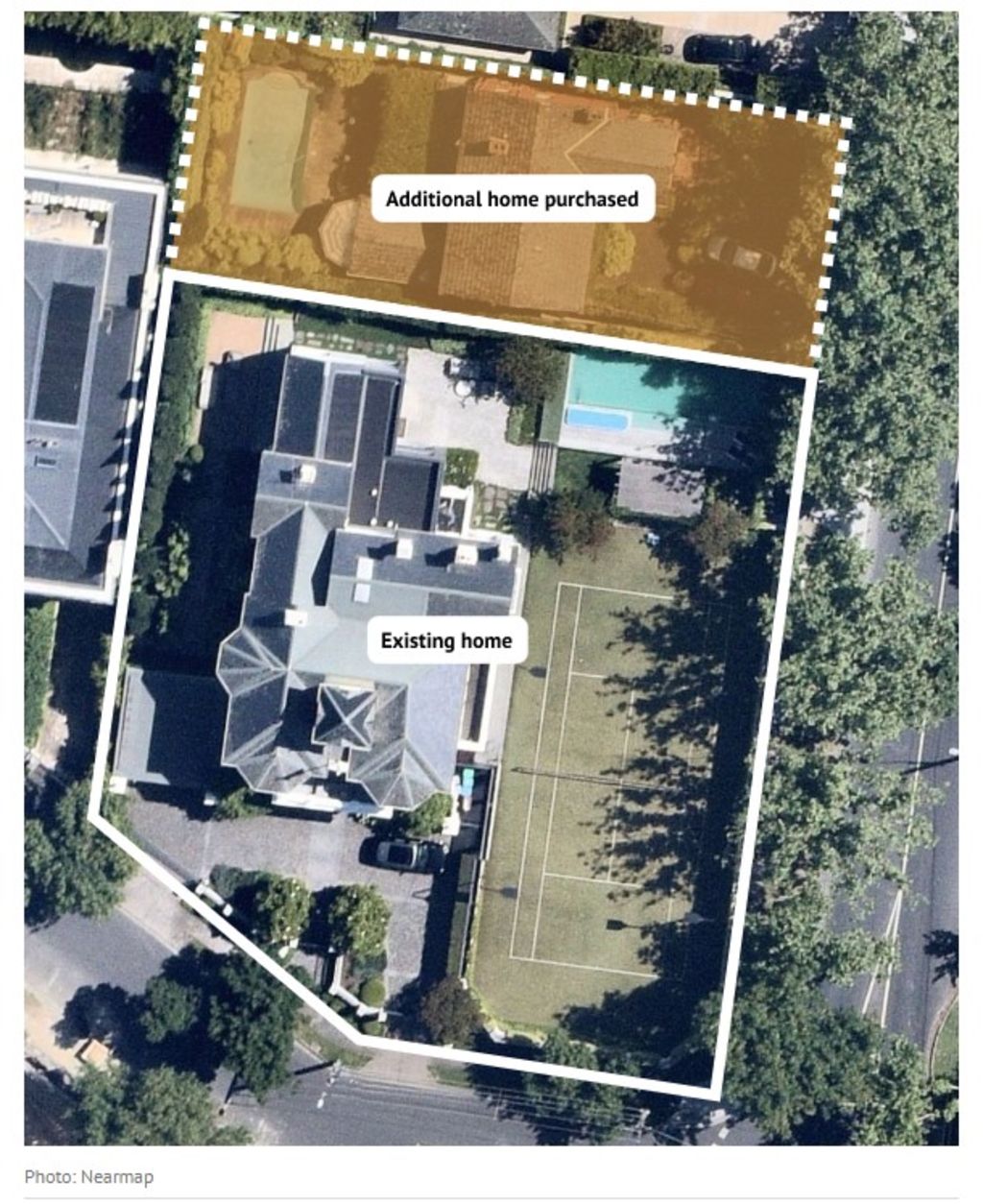 The burger mogul who bought a house with the lot? He’s added a side