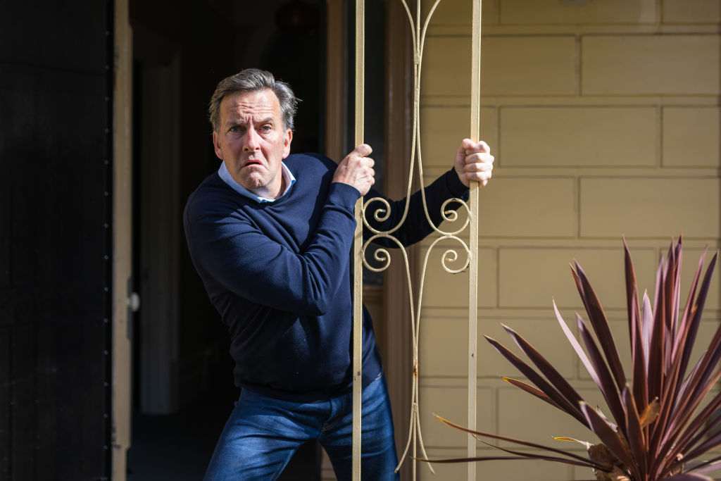 Staying Home: Comedian Colin Lane has chosen laughter in isolation